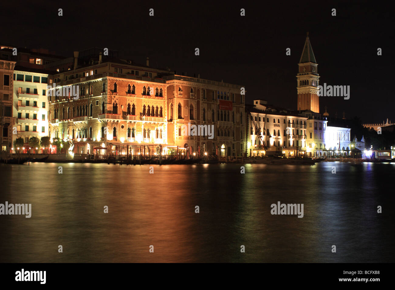 Venice at night, Italy Stock Photo - Alamy