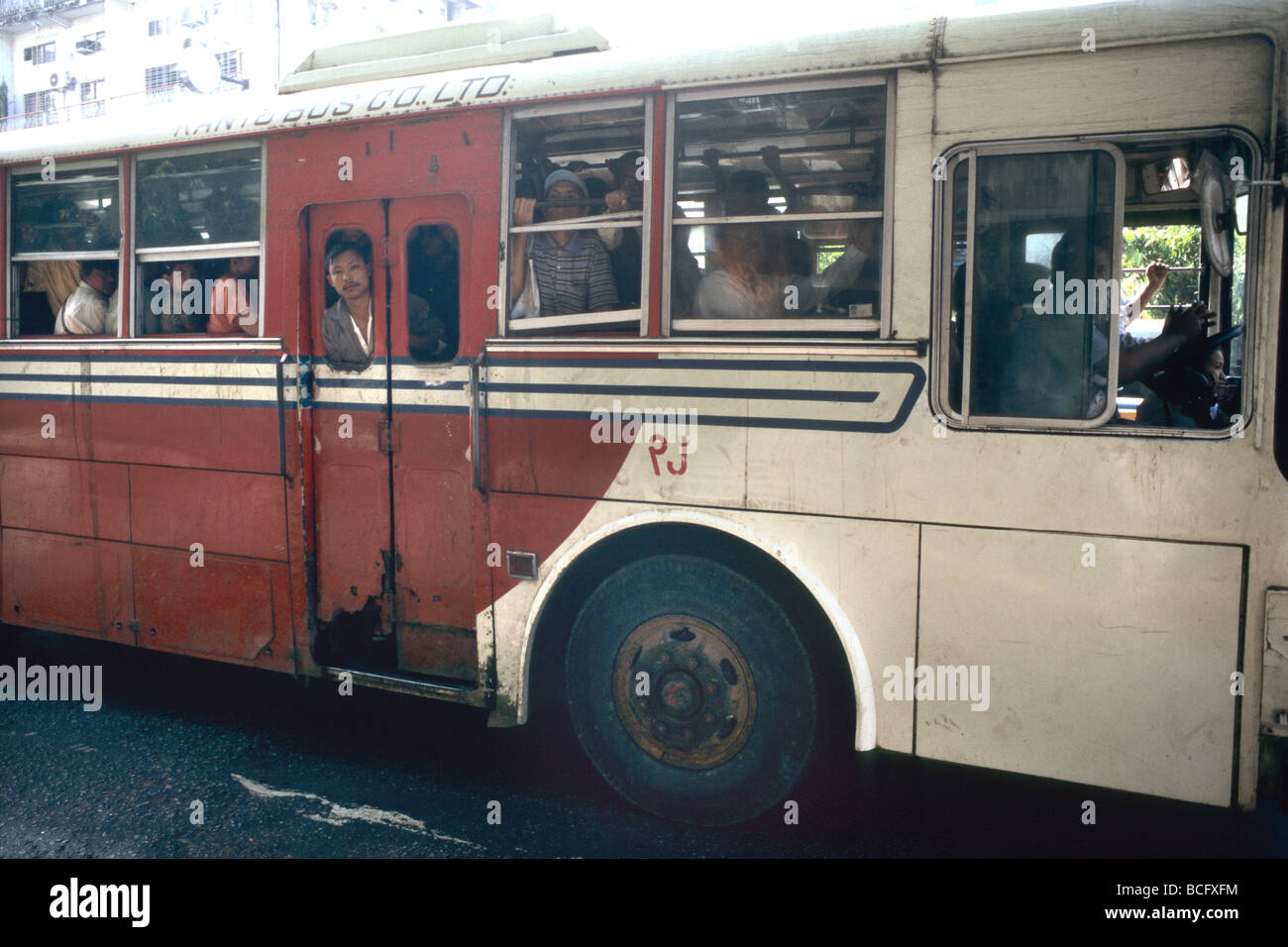 Asia myanmar ancient bus hi-res stock photography and images - Alamy