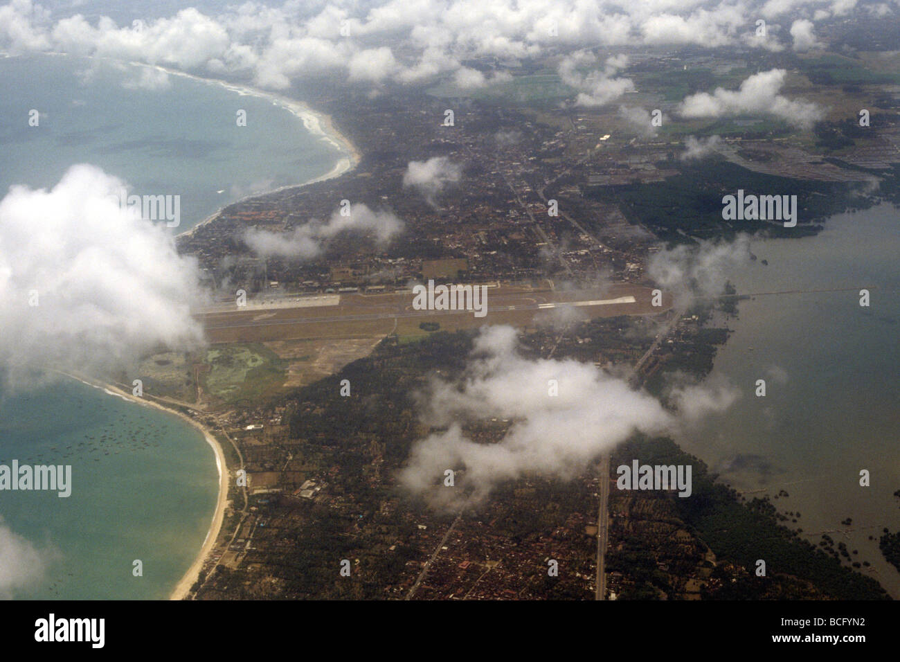 bali indonesia Aerial view of the Bali island Stock Photo - Alamy