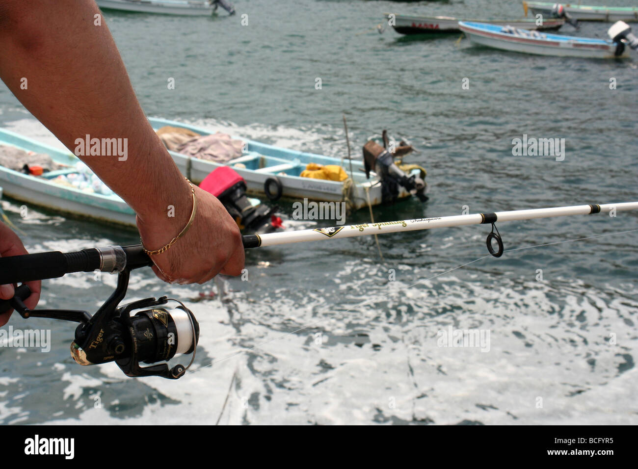 Angel fishing rod hi-res stock photography and images - Alamy