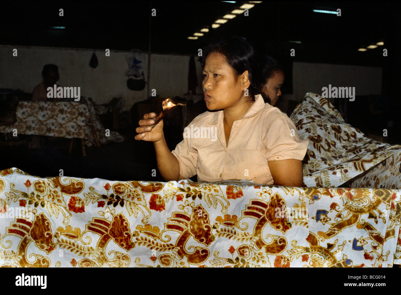 java indonesia batik Stock Photo - Alamy