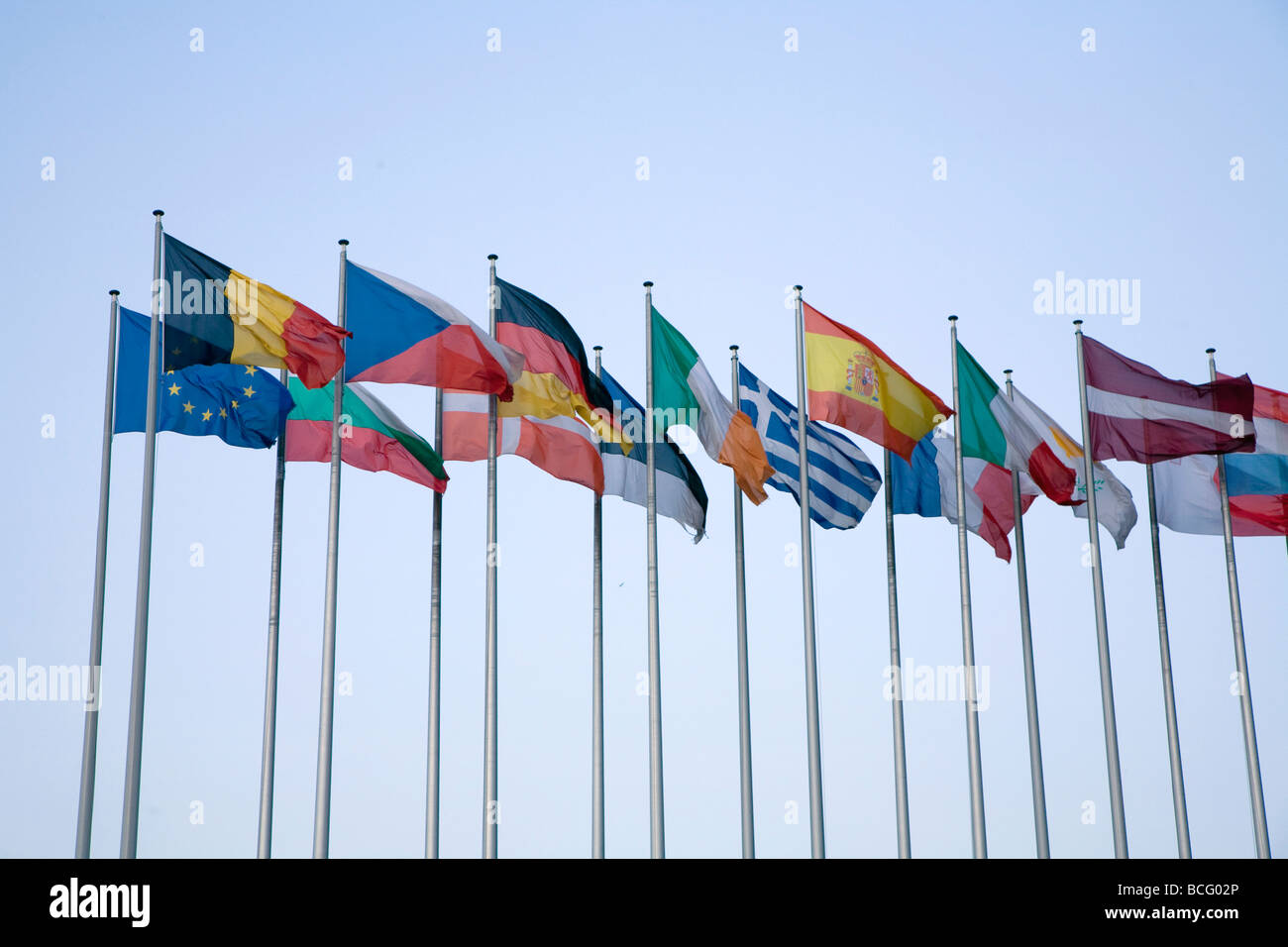 Printed flags hi-res stock photography and images - Alamy