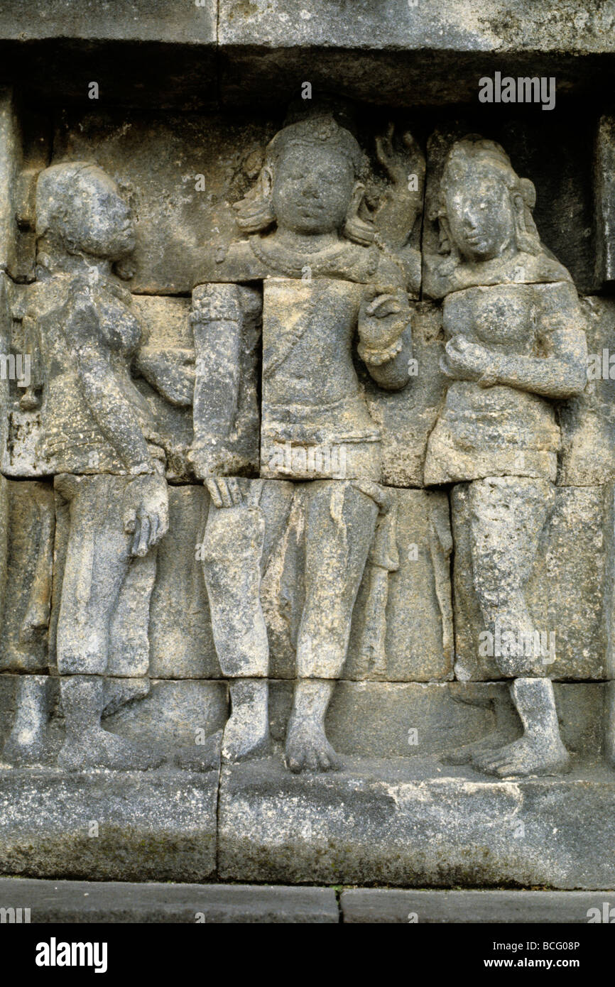 java indonesia Borobudur Temple Stock Photo - Alamy