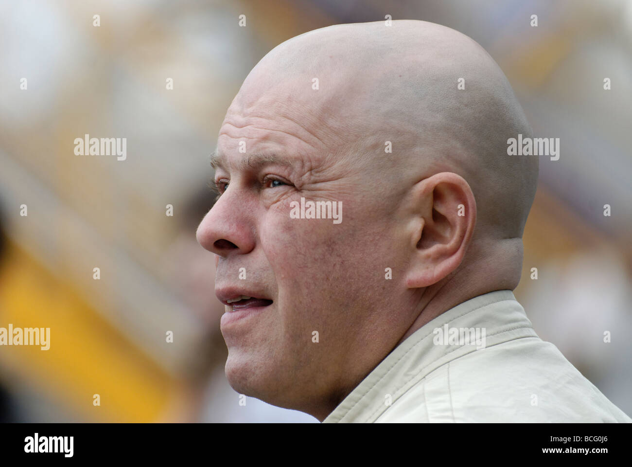 Man no hair hi-res stock photography and images - Alamy