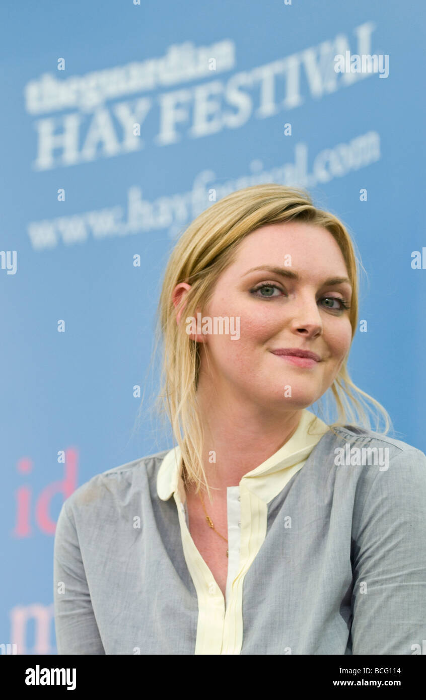 Sophie Dahl British author and former model pictured at Hay Festival ...