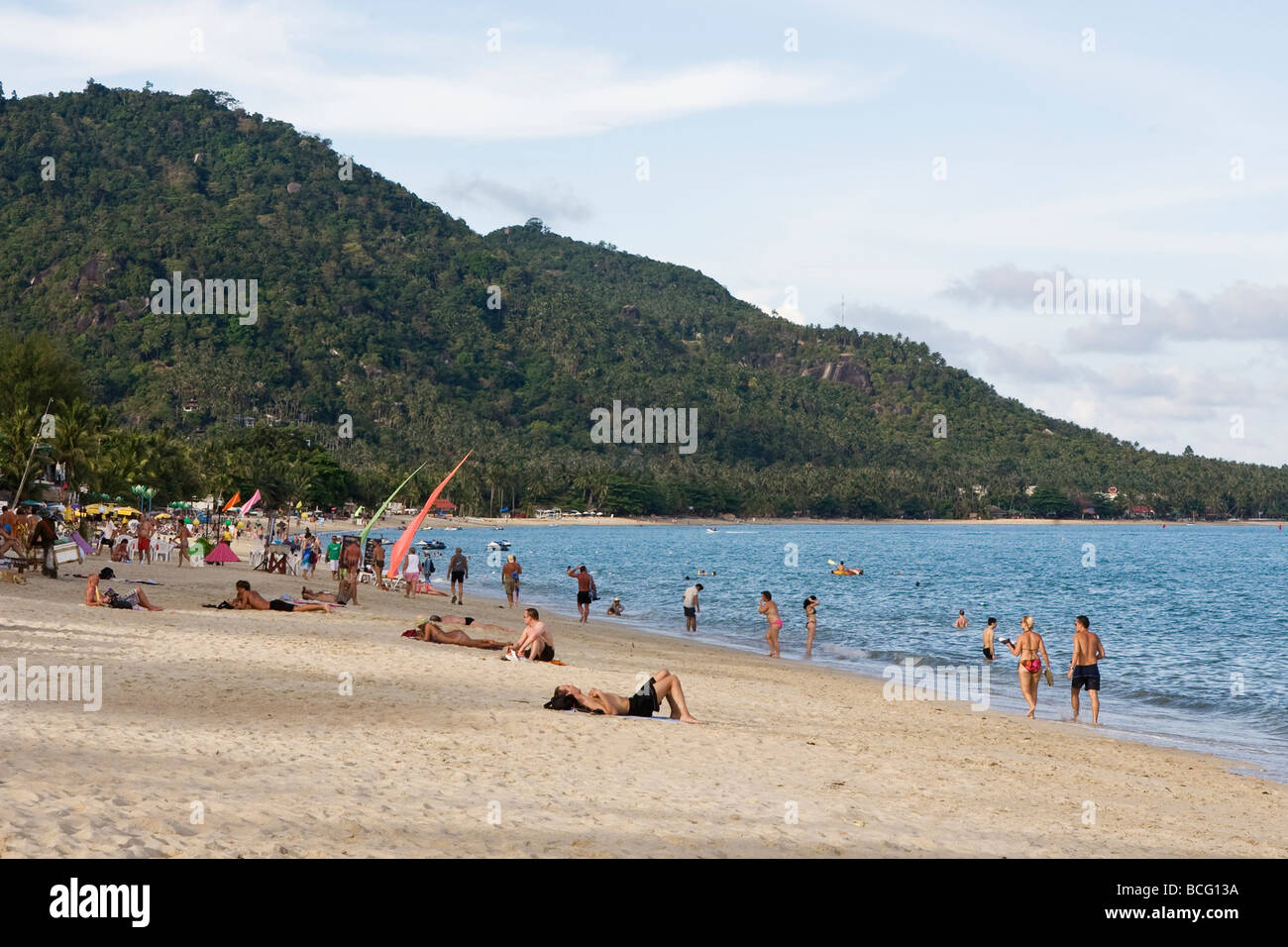 Lamai Beach on Koh Samui, Thailand Stock Photo - Alamy