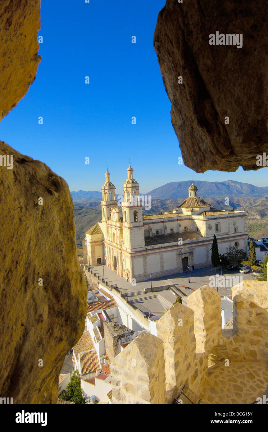 Olvera Nuestra Señora de la Encarnación church and 12th century moorish ...