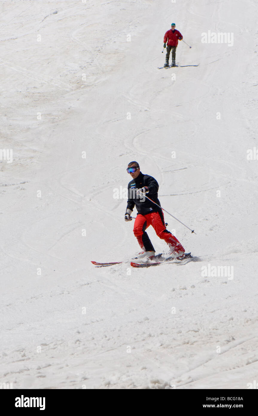 Skiing on the Kitzsteinhorn Glacier. Zell am See, Austria Stock Photo ...
