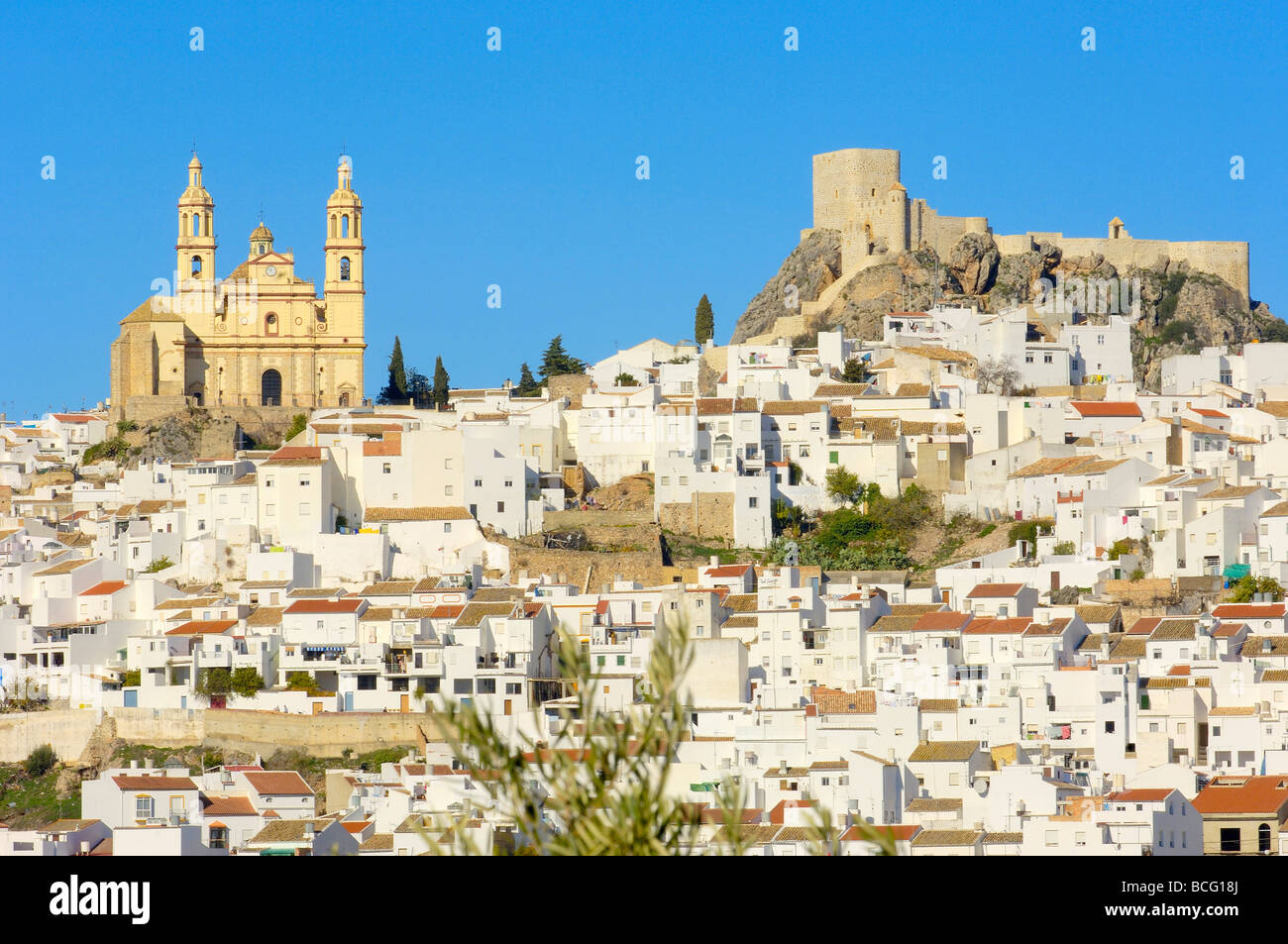 Olvera Nuestra Señora de la Encarnación church and 12th century moorish ...