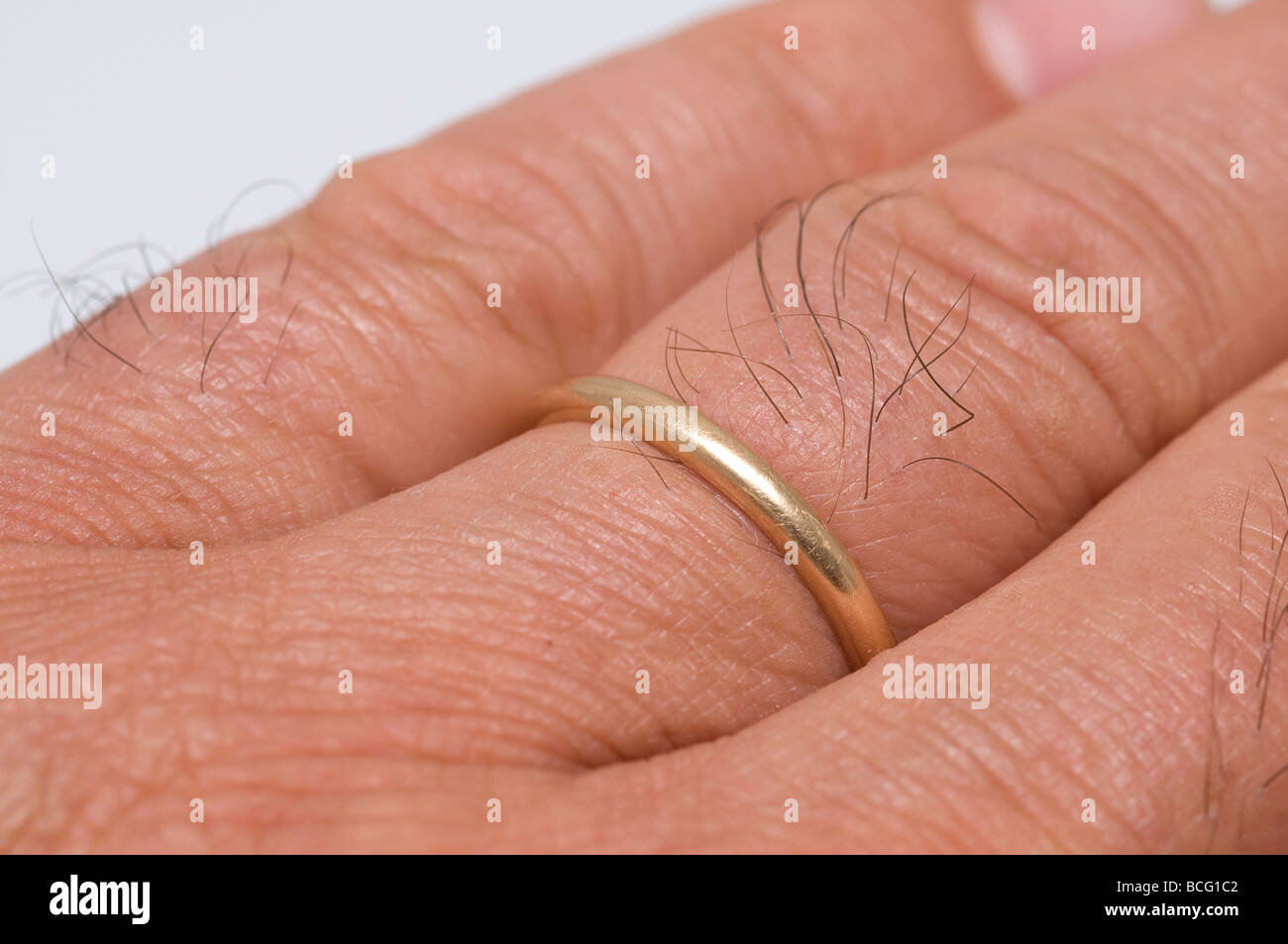 Mans Hands With Rings High Resolution Stock Photography and Images - Alamy