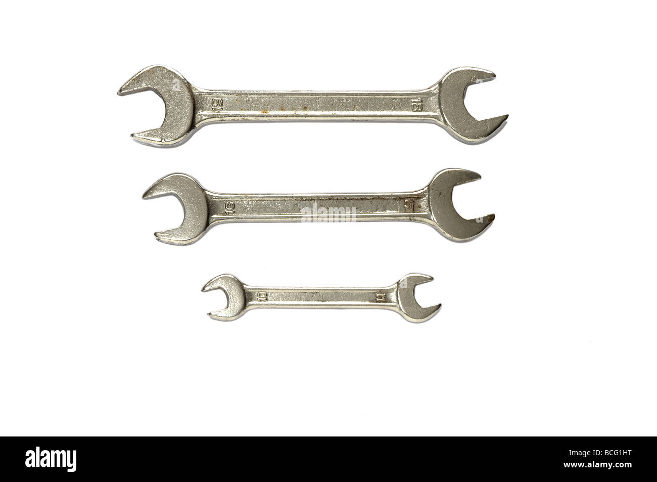 Spanners wrench Cut Out Stock Images & Pictures - Alamy