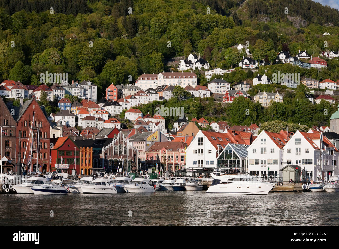 Harbour in Bergen Norway Stock Photo - Alamy