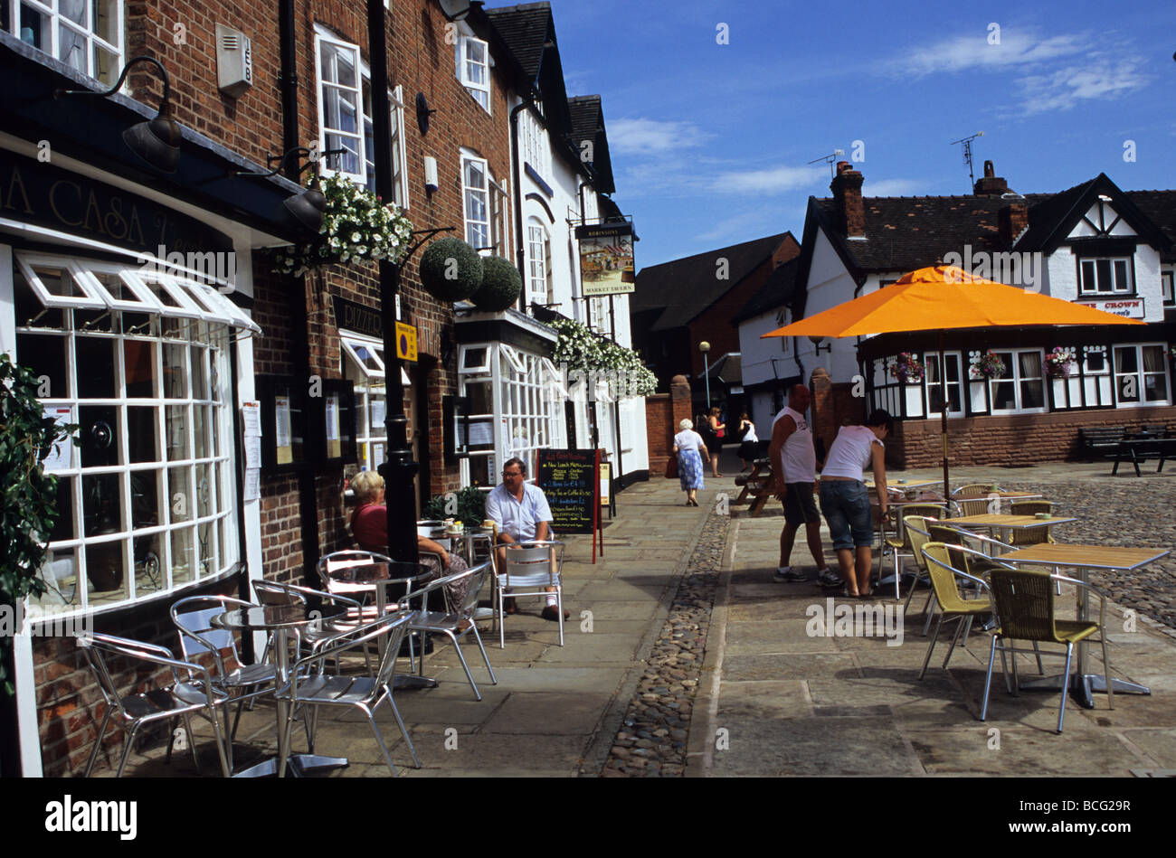 The Market Square In Sandbach, Cheshire Stock Photo - Alamy