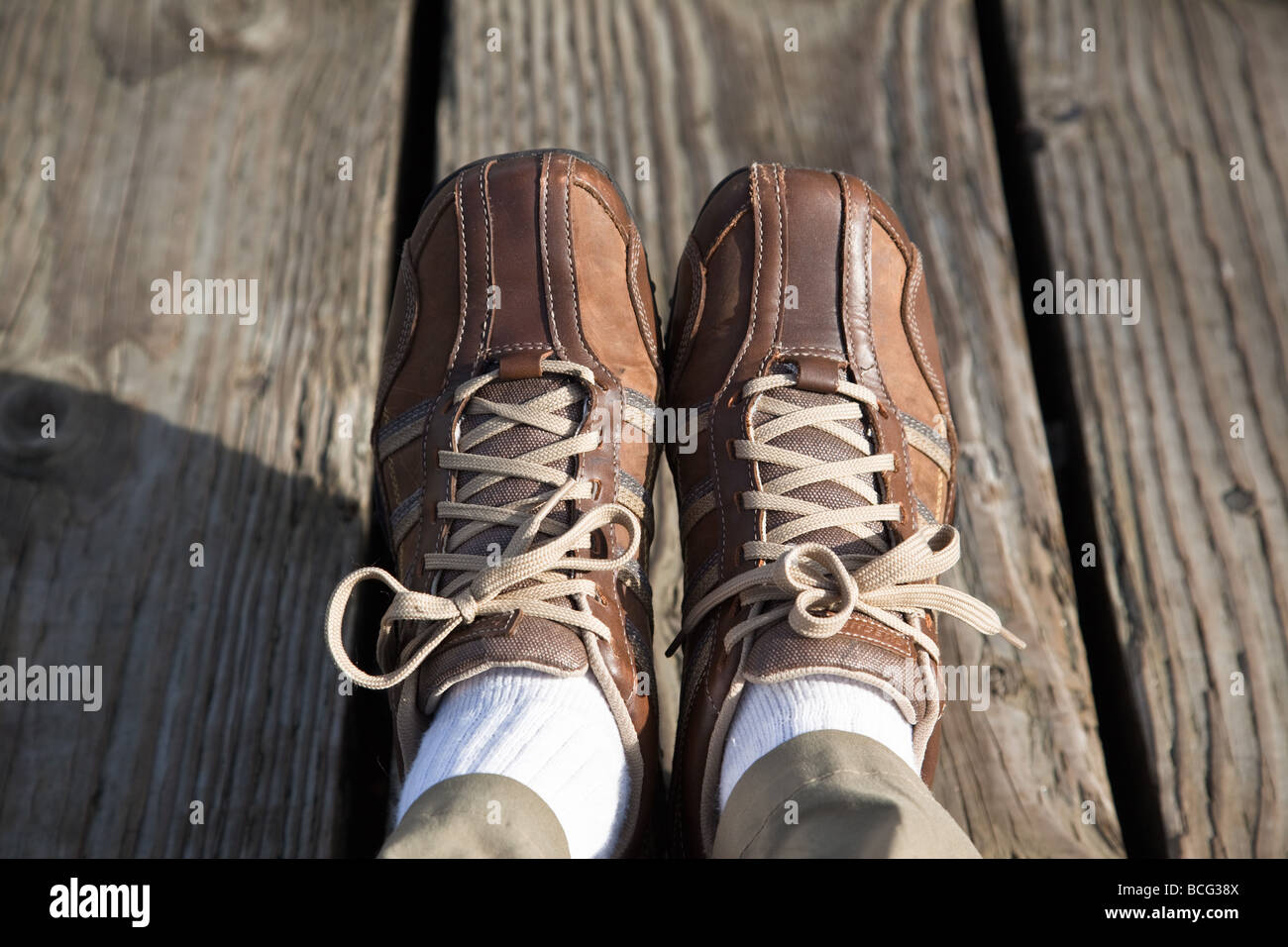 Mans feet and shoes Stock Photo - Alamy