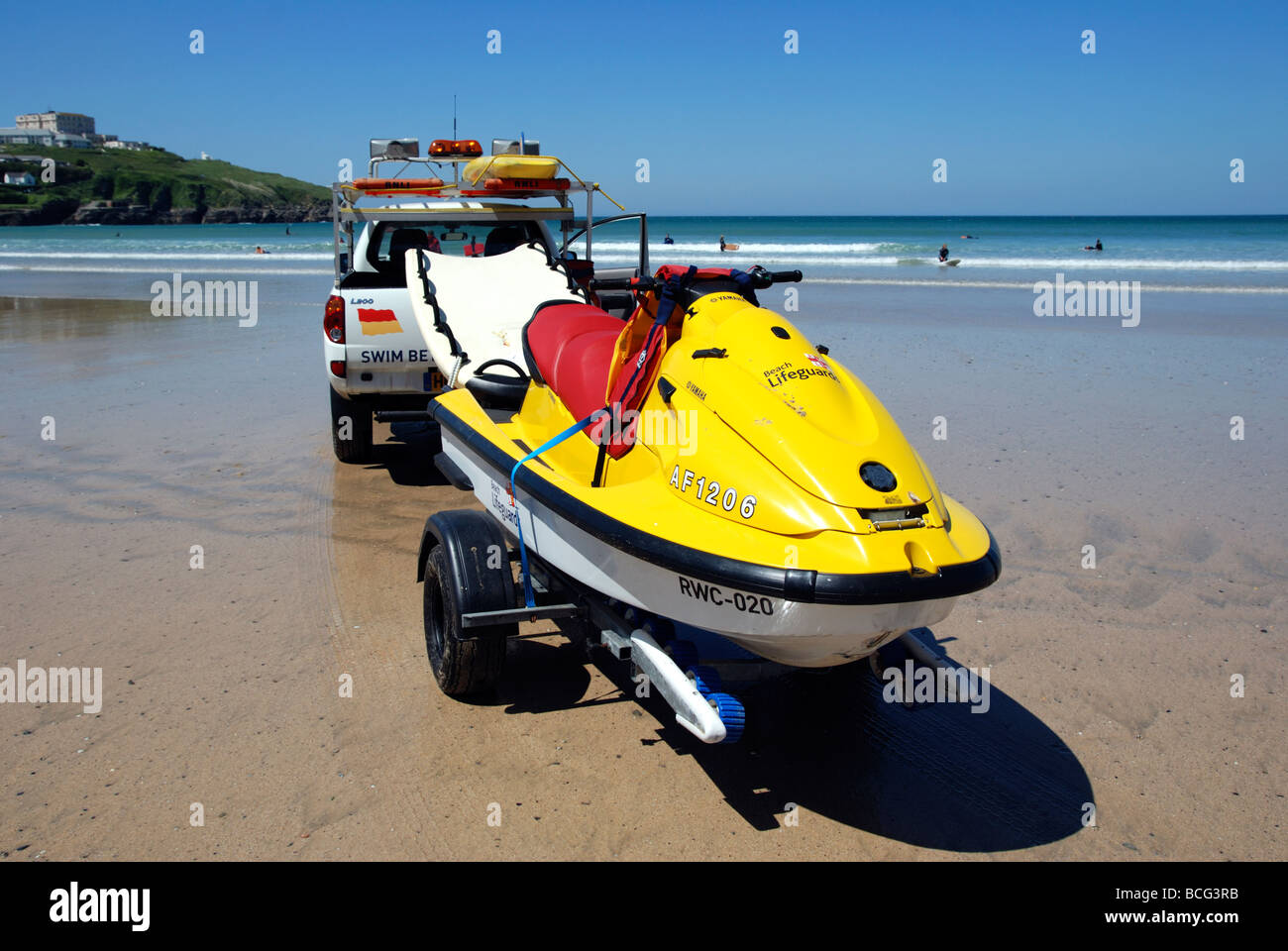 one of the jet ski sea scooters that the RNLI lifeguards use for ...