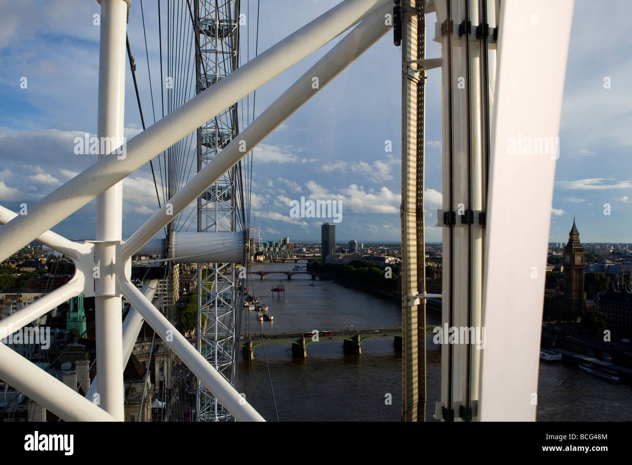 View from the London Eye Stock Photo - Alamy