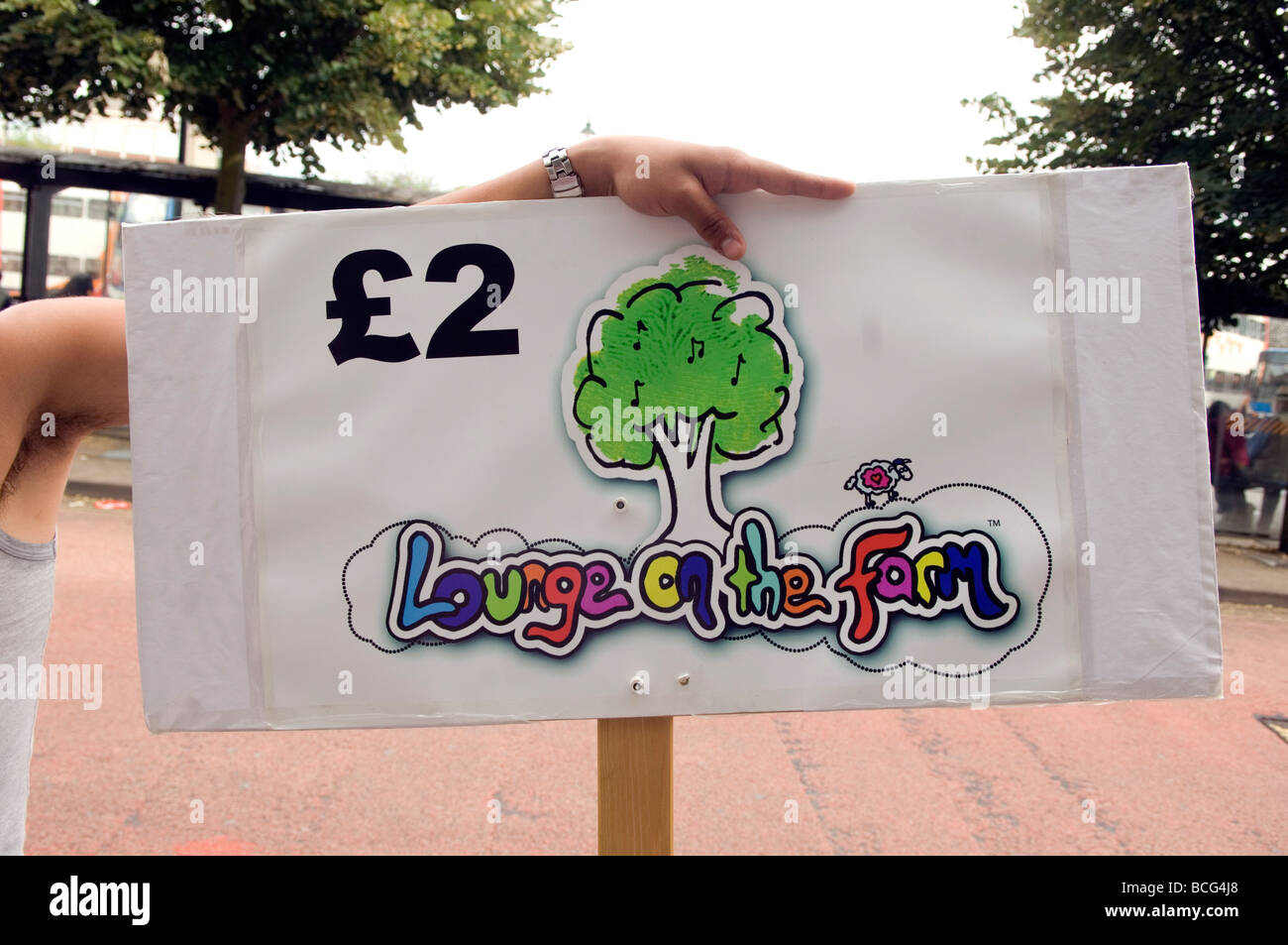 Lounge On The Farm Stock Photo - Alamy