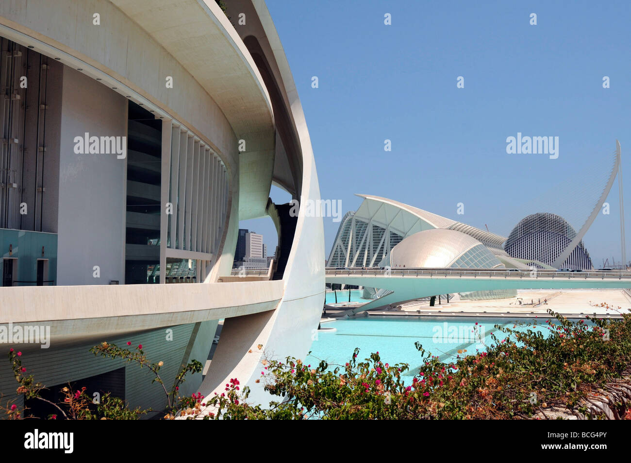 The Valencia Opera house and performing arts center in the City of Arts ...