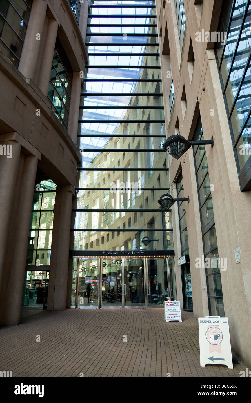 Vancouver Public Library BC Canada Stock Photo - Alamy