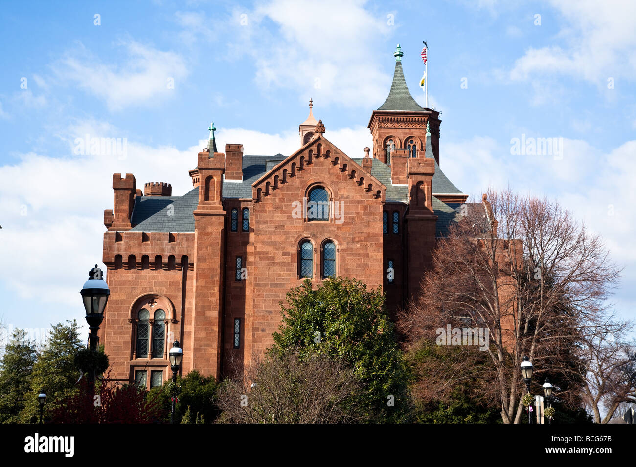 Smithsonian Castle Washington DC USA Stock Photo - Alamy