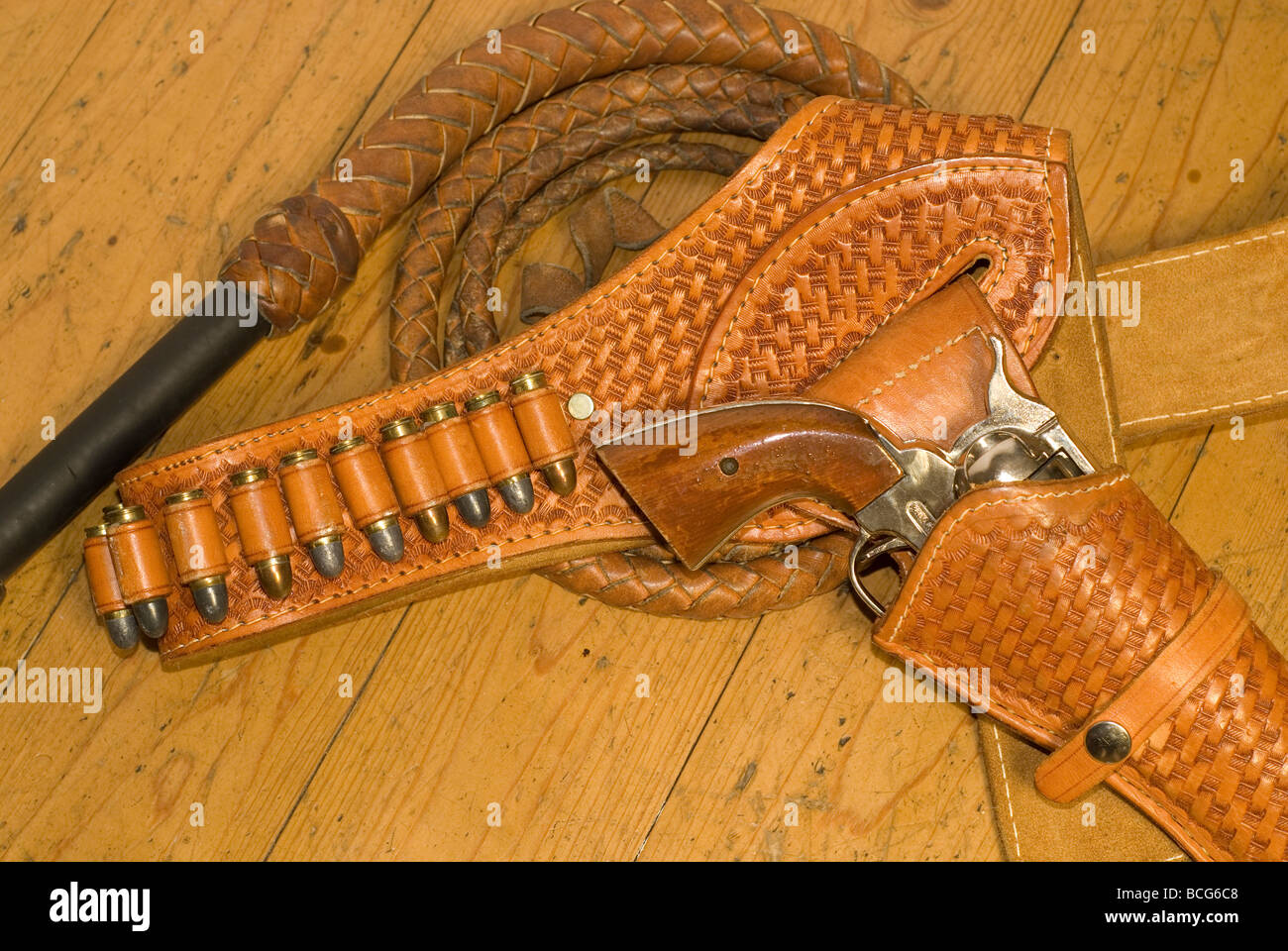 Whip gun and holster Stock Photo - Alamy