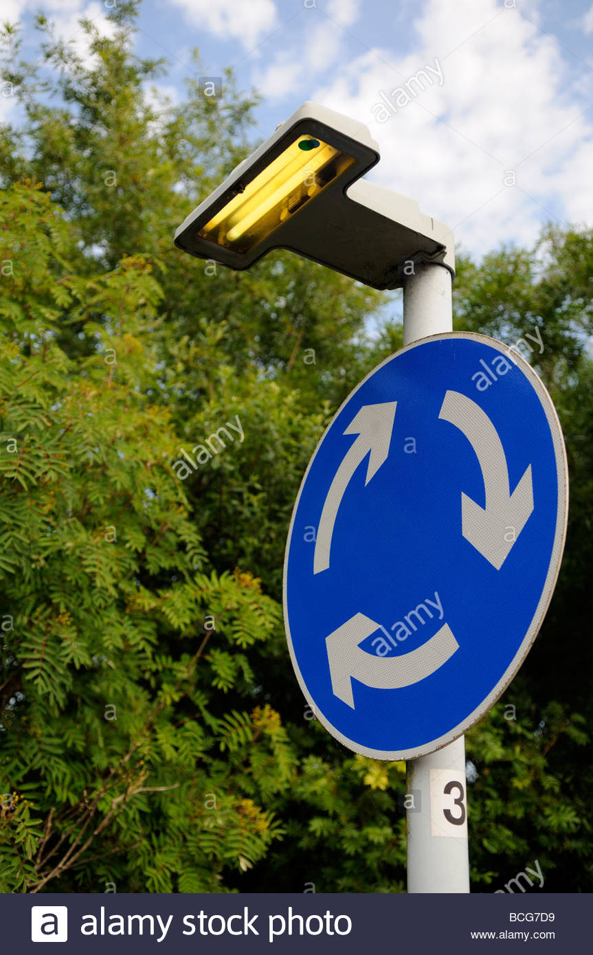 Sign Post Direction Roundabout High Resolution Stock Photography and ...