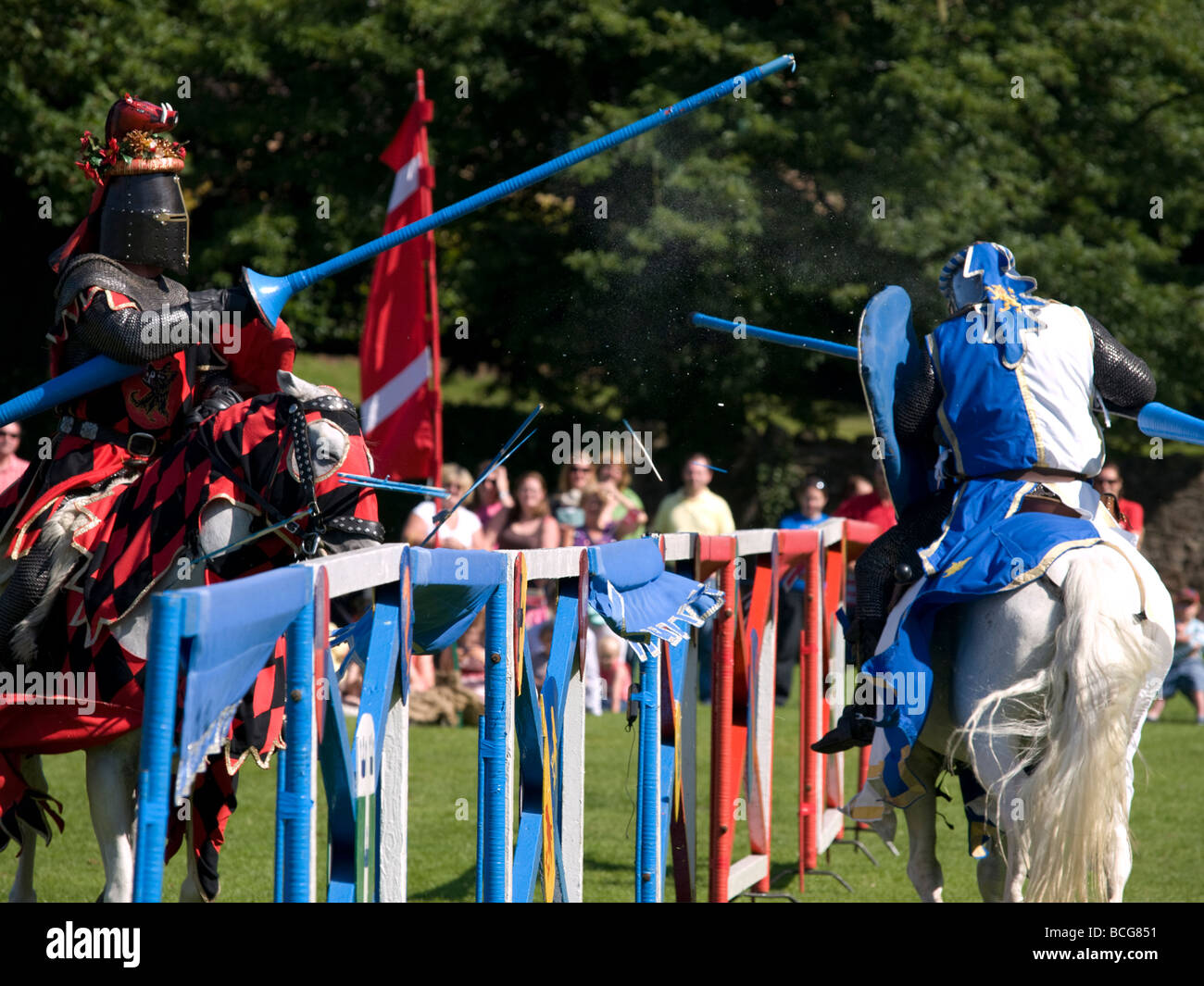 Medieval jousting reenactment hi-res stock photography and images - Alamy