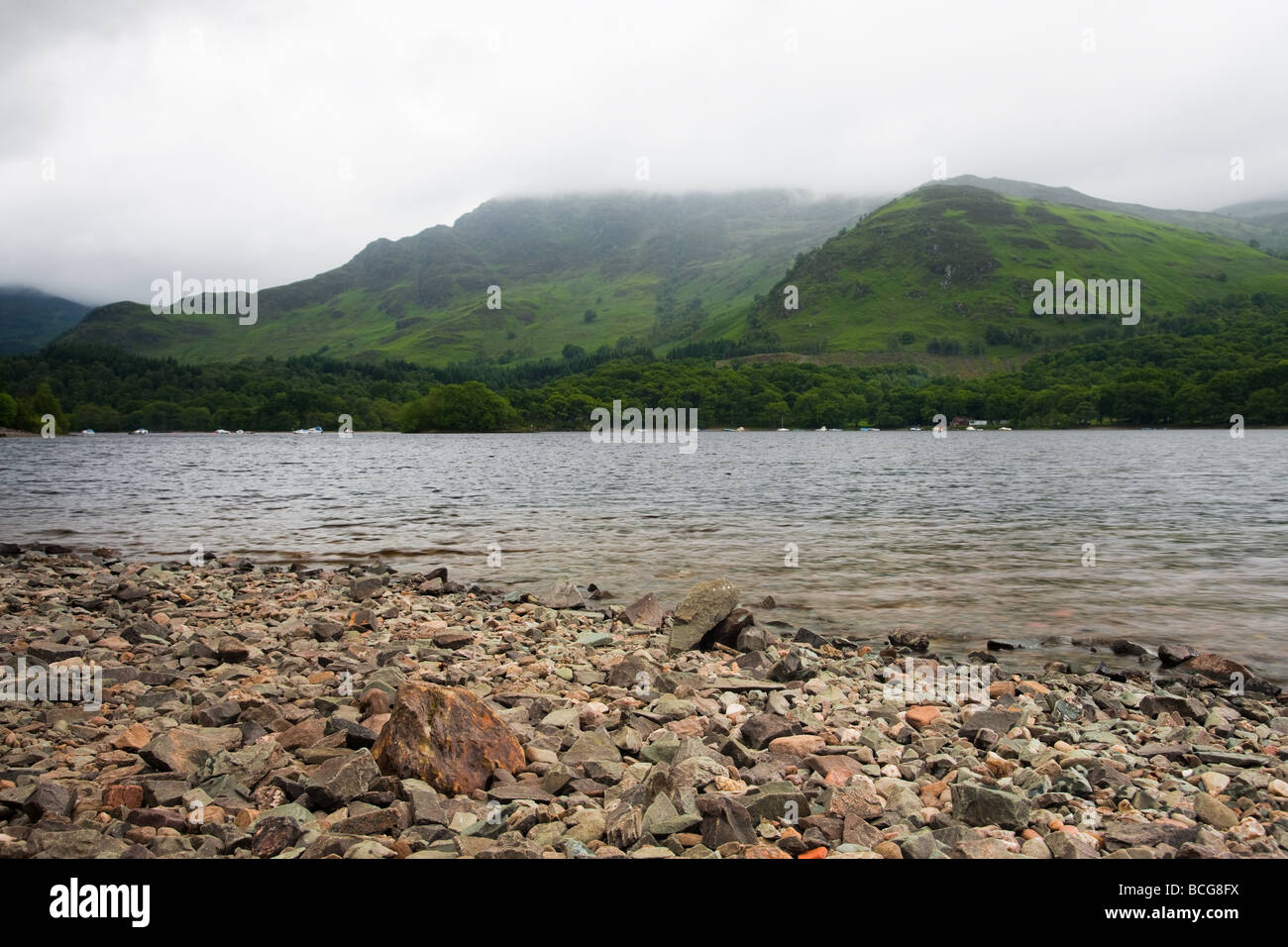 Loch Earn from St Fillans Stock Photo - Alamy