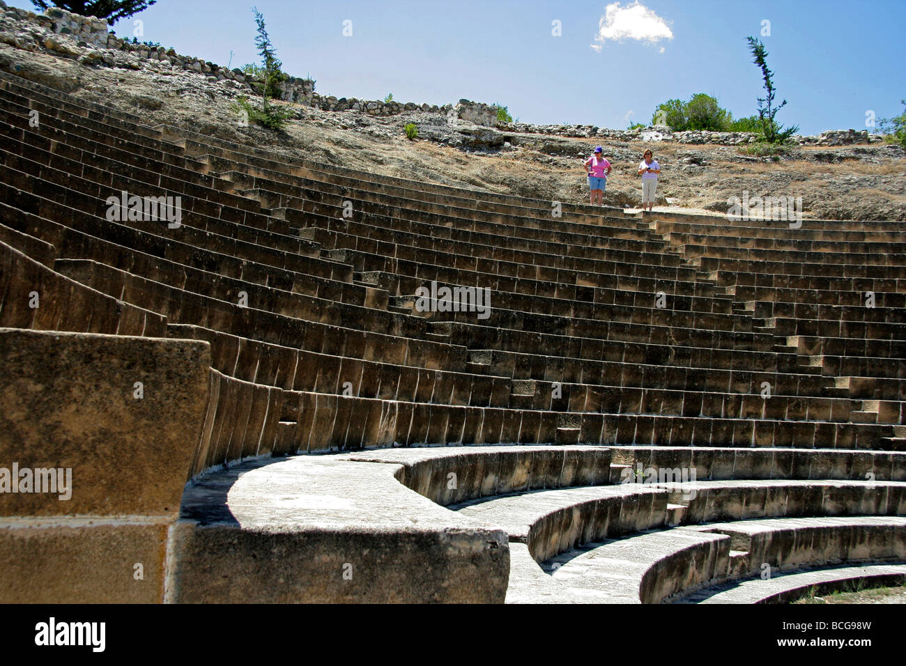 The Roman Theatre at Soli Lefke North Cyprus Stock Photo - Alamy