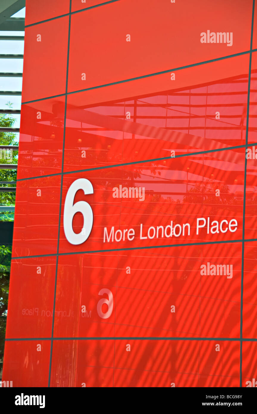 Number 6 More London Place Stock Photo - Alamy