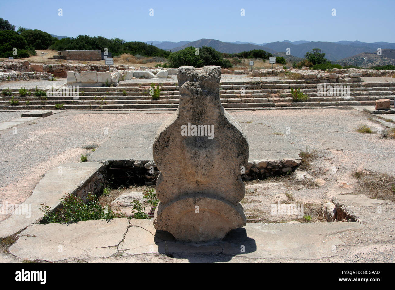 Vouni Palace Roman Ruins at Lefke North Cyprus Stock Photo - Alamy