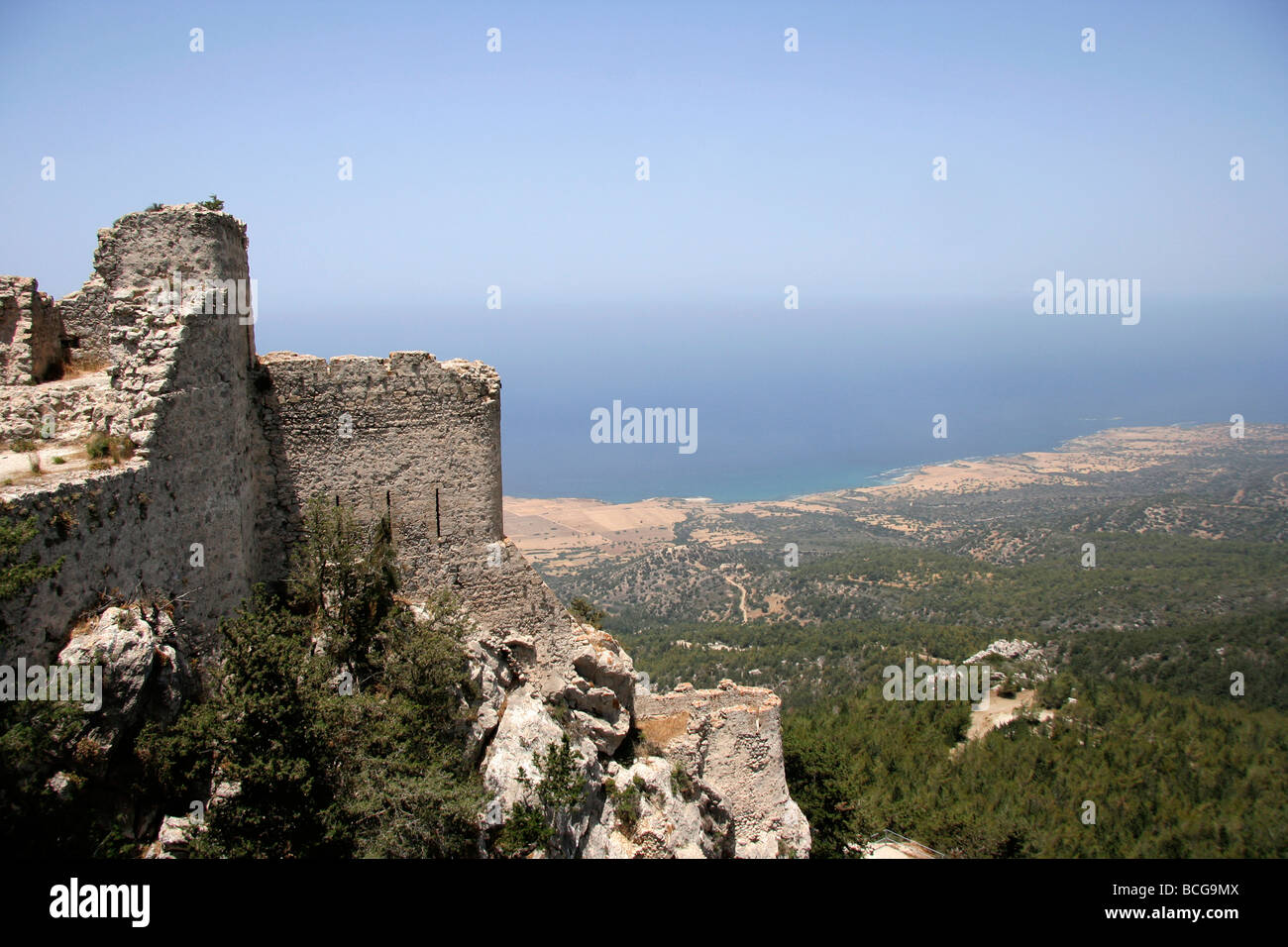 Kantara Castle Kaplica North Cyprus Stock Photo - Alamy