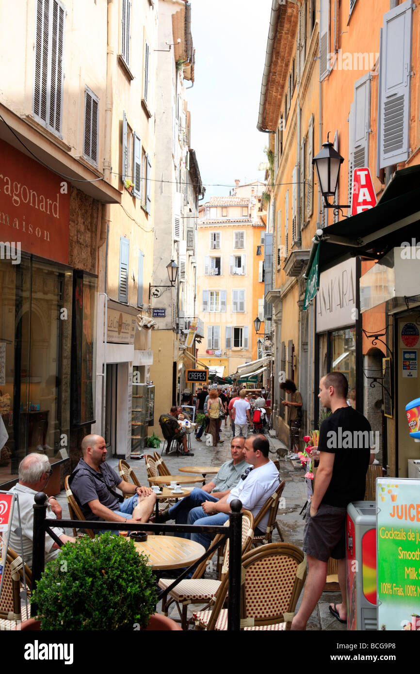Grasse Street Scene Provence France Stock Photo - Alamy