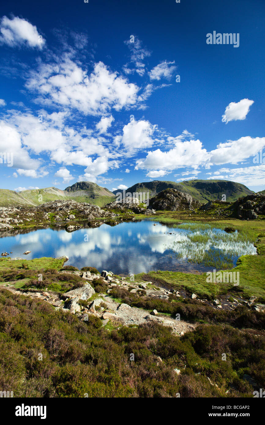 Innominate Tarn On Haystacks High Above Buttermere With 'Great Gable ...