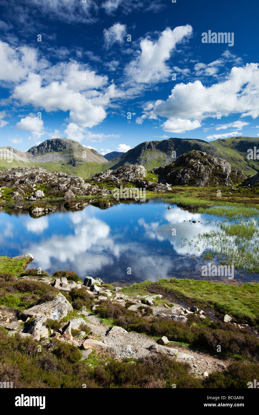 Innominate Tarn On Haystacks High Above Buttermere With "Great Gable ...
