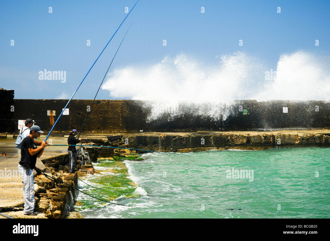 Caesarea port hi-res stock photography and images - Alamy