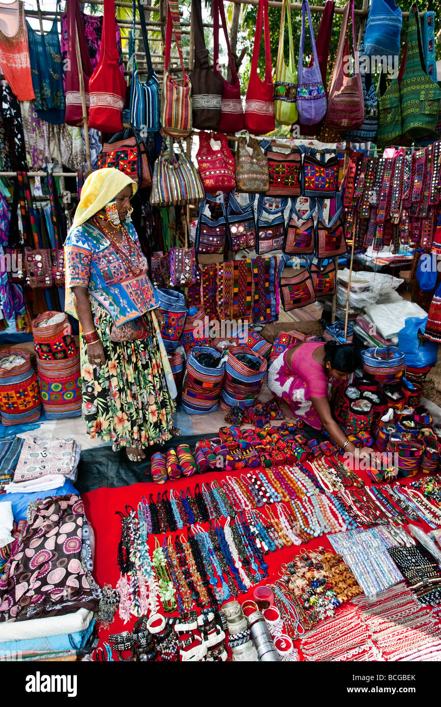 Anjuna Beach Markets Goa High Resolution Stock Photography and Images ...