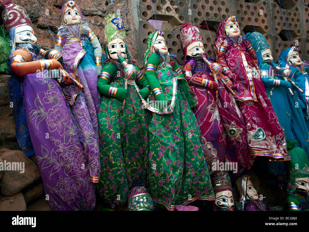 Anjuna weekly hippy flea market Goa India Stock Photo - Alamy
