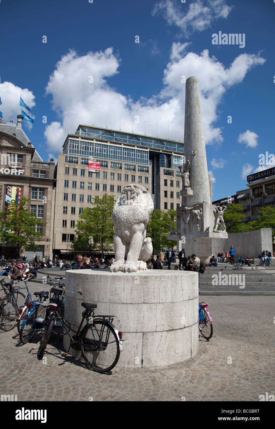 National Monument on Dam Square at Amsterdam Stock Photo - Alamy