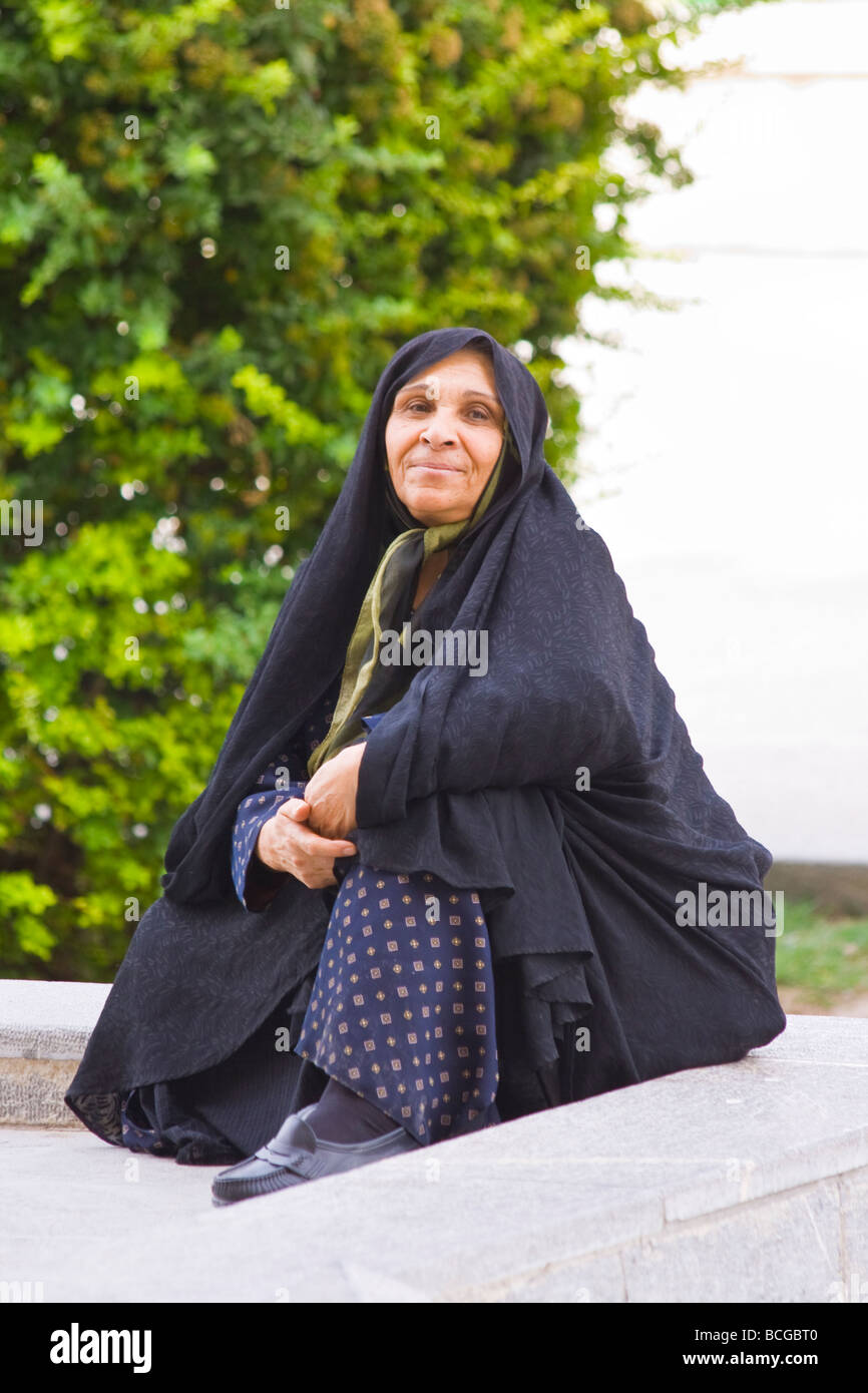 Iranian Woman in Esfahan Iran Stock Photo - Alamy