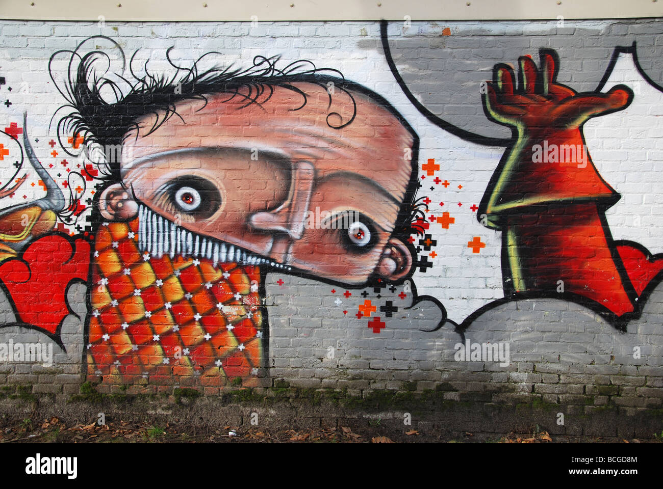 graffitti covered wall Stock Photo - Alamy