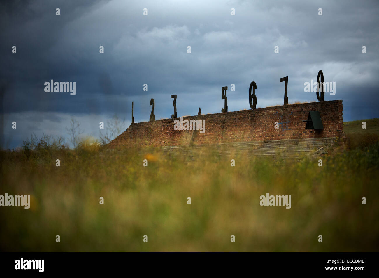 Disused MOD shooting range Rainham Marshes Essex Stock Photo - Alamy