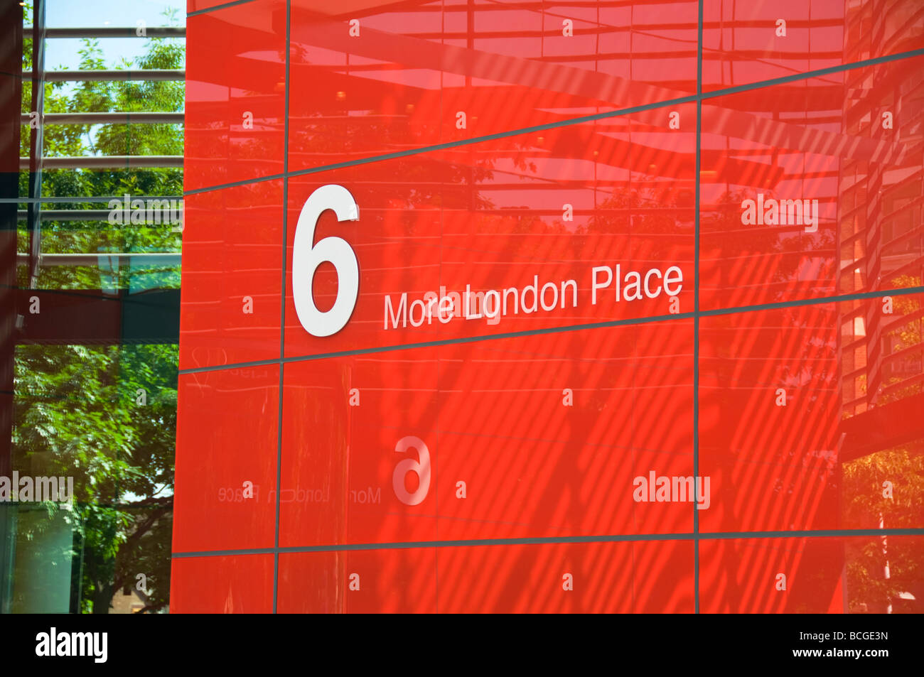 Number 6 More London Place Stock Photo - Alamy