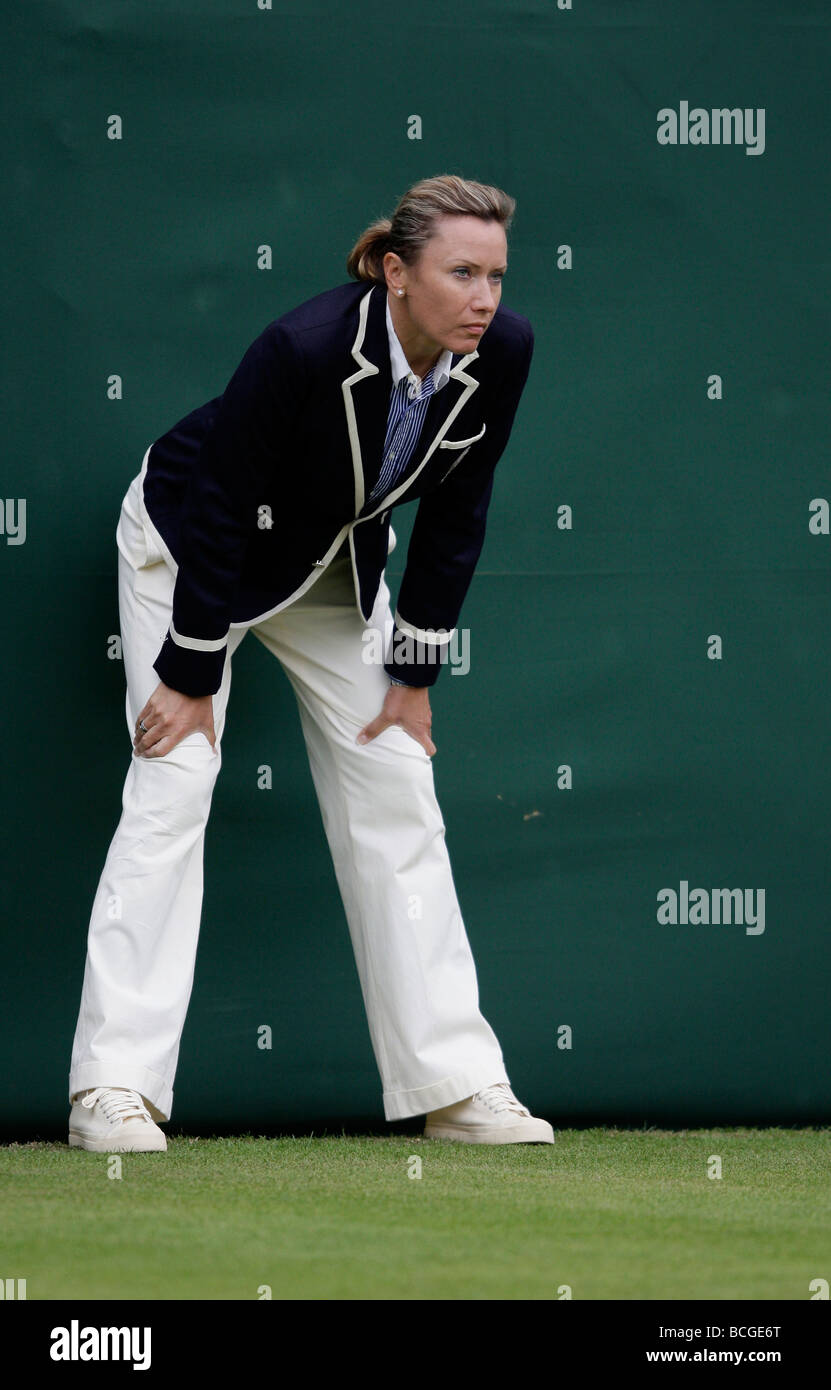 Court officials wimbledon tennis hi-res stock photography and images ...