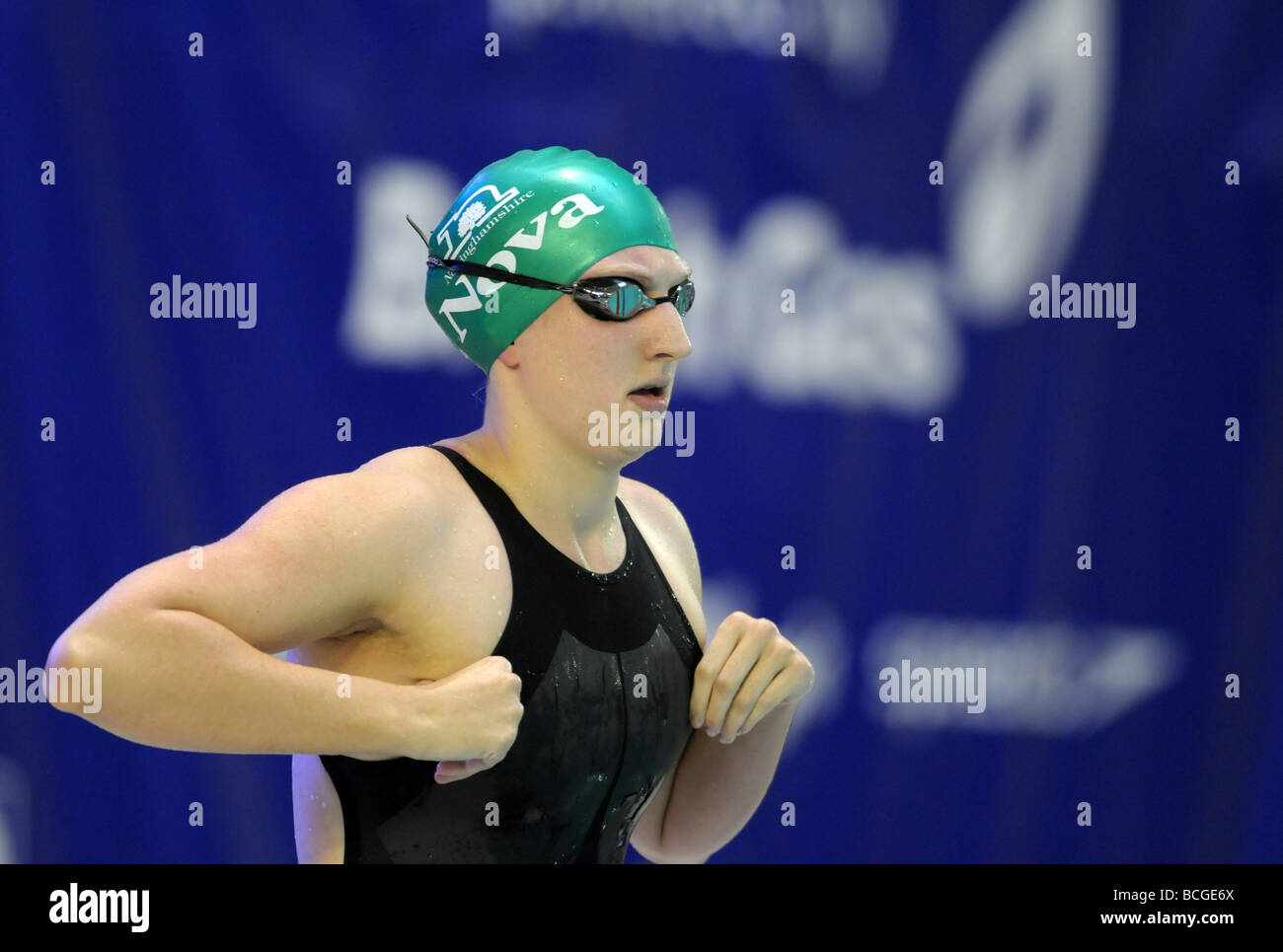 Olympic gold medallist Rebecca Adlington Stock Photo - Alamy
