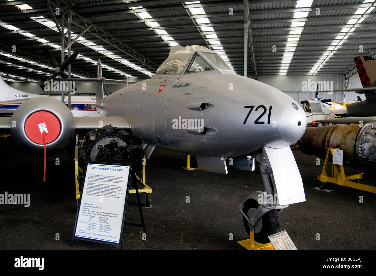 Gloster meteor fighter hi-res stock photography and images - Alamy