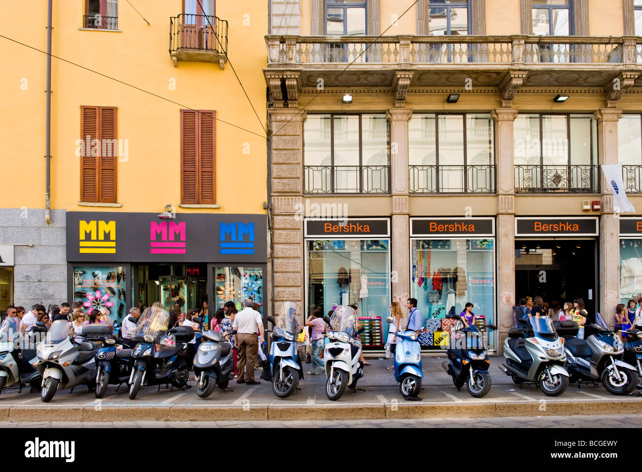 milan via torino Stock Photo - Alamy