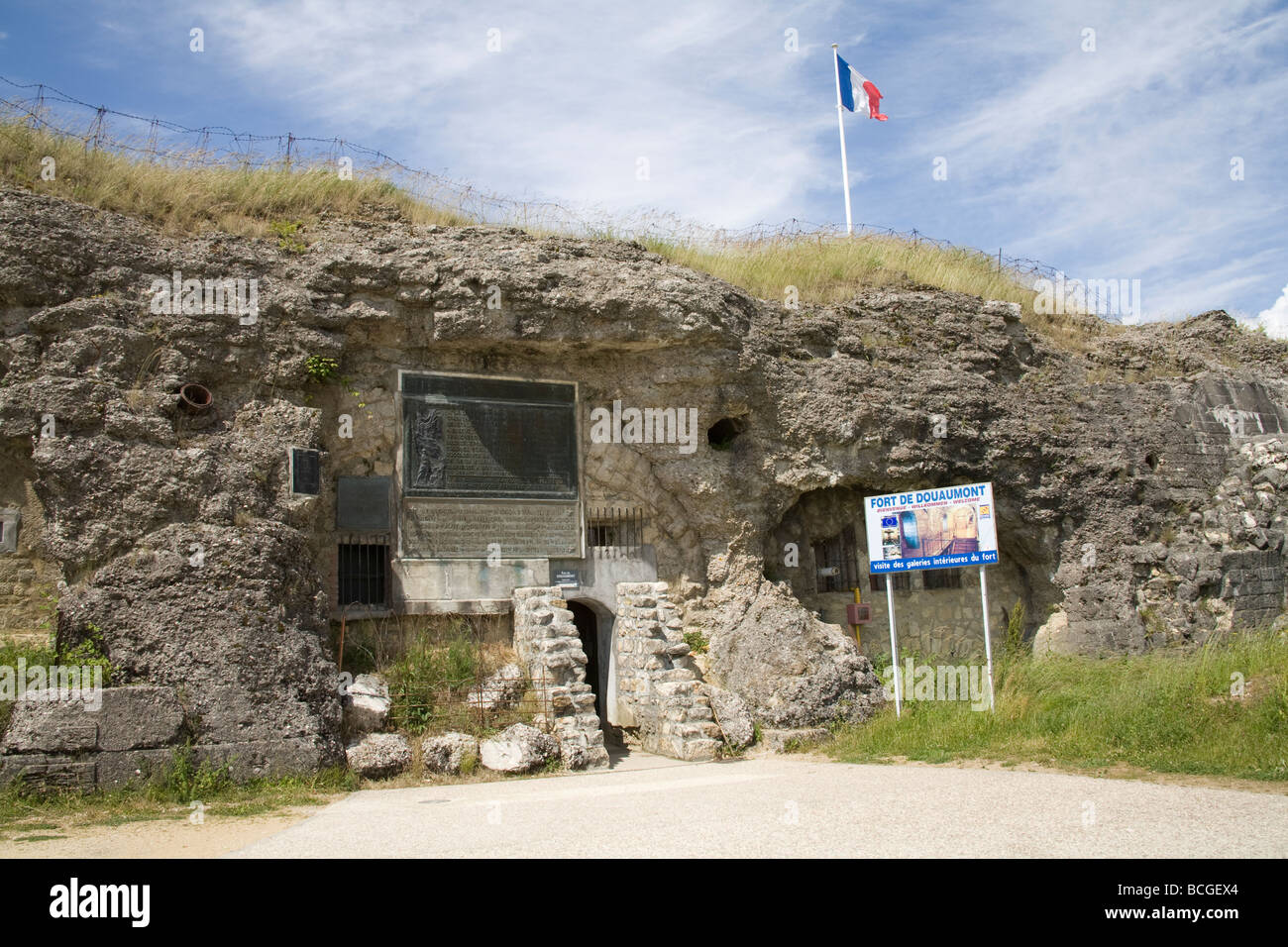 Verdun France EU Ruins of Fort du Douaumont started in 1885 captured by ...