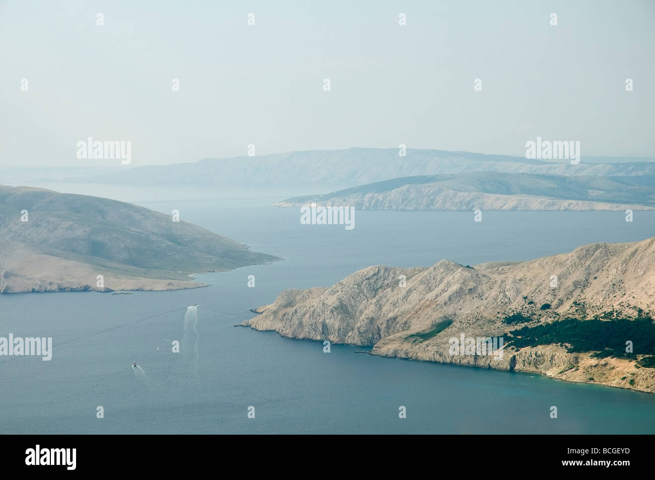 The Gulf of Baska in Krk Island Stock Photo - Alamy