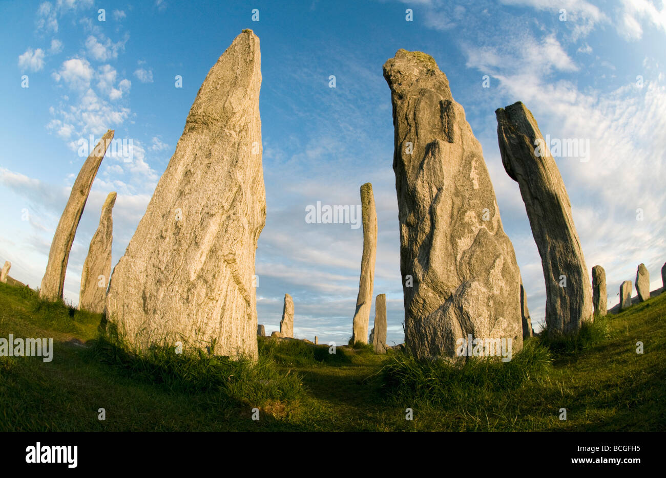 Callanish Stone Circle Neolithic Isle of Lewis Outer Hebrides Scotland ...